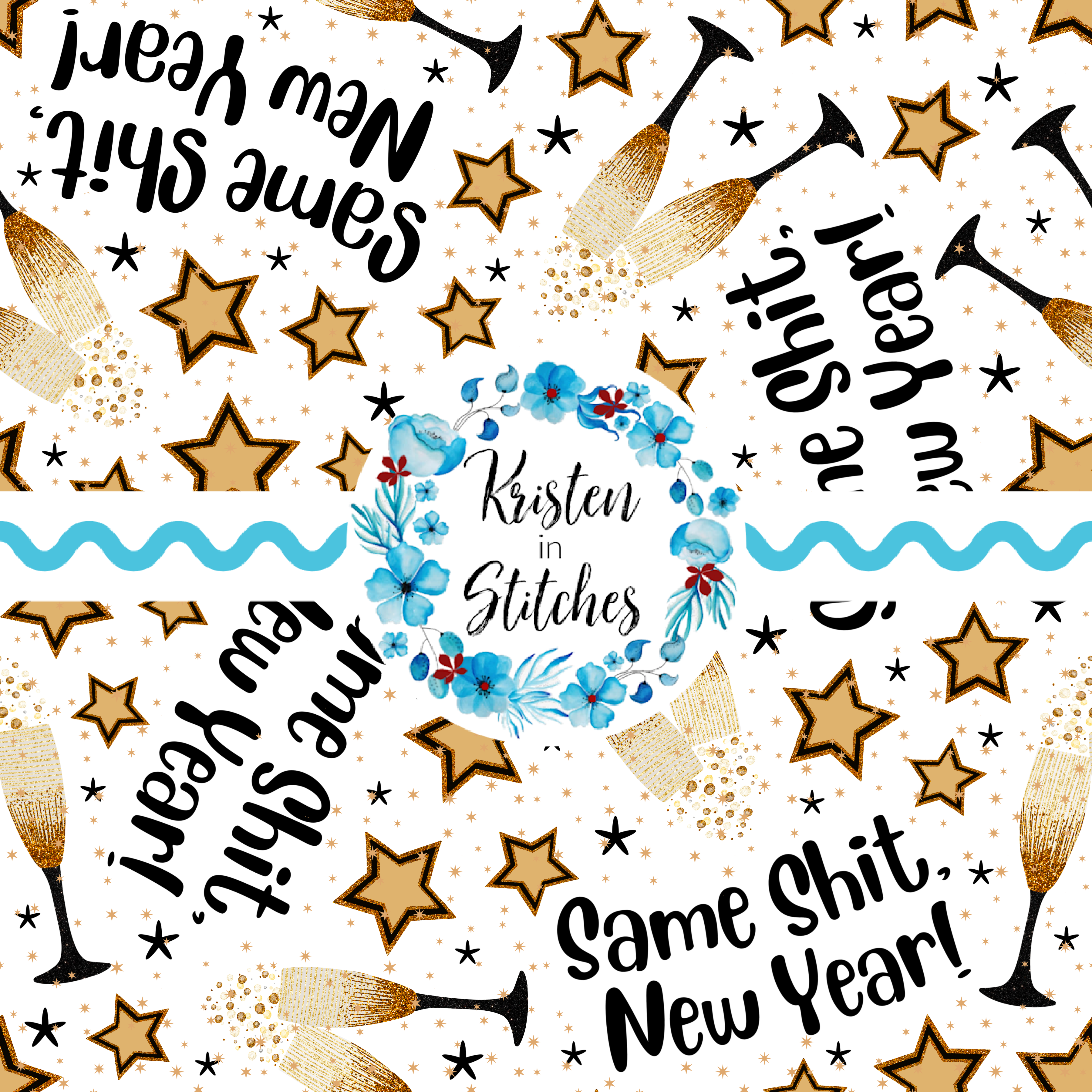 Same Shit, New Year! Seamless Pattern - Payhip