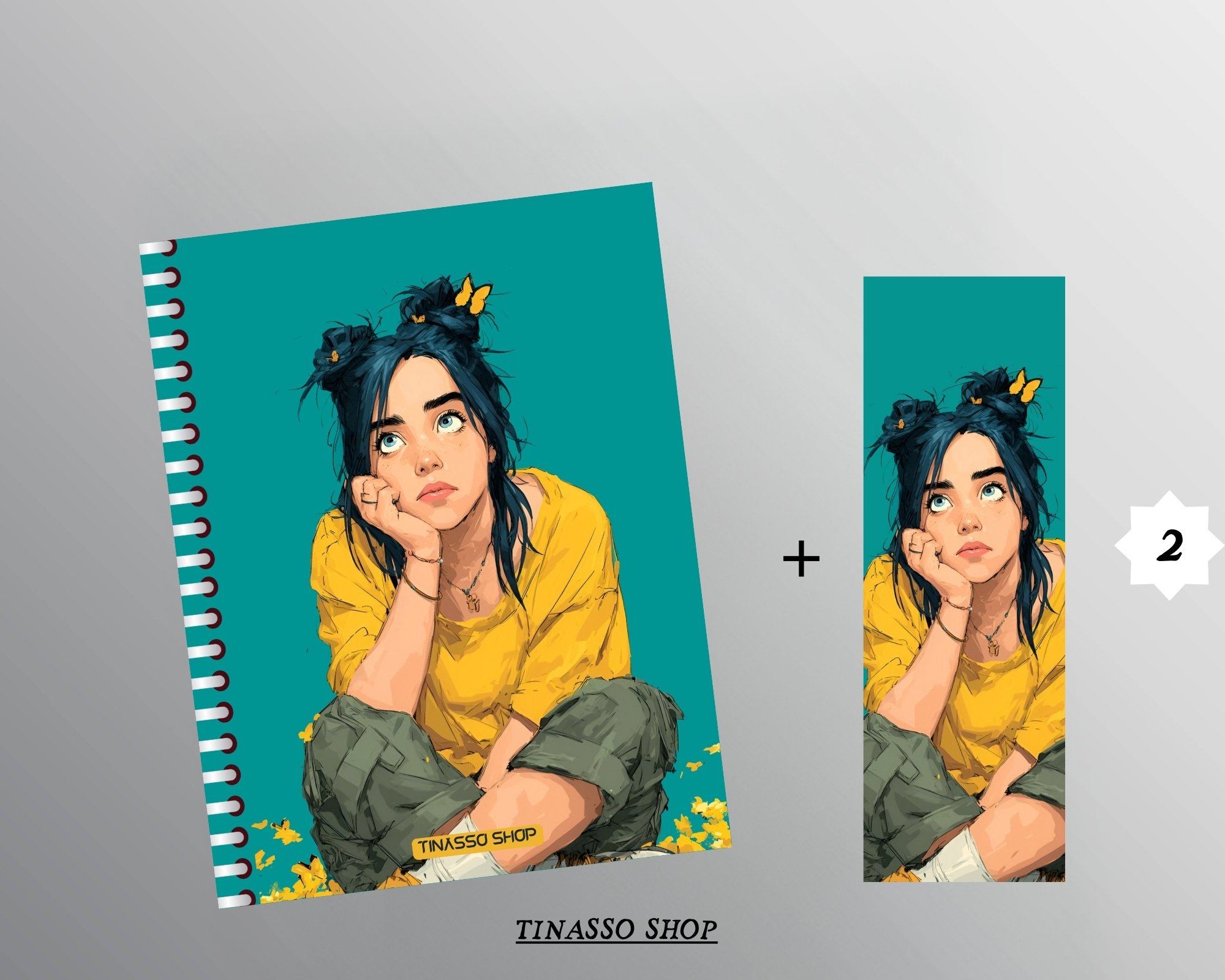Digital Notebook (2) – 100 Printable Pages with Bookmark - Payhip