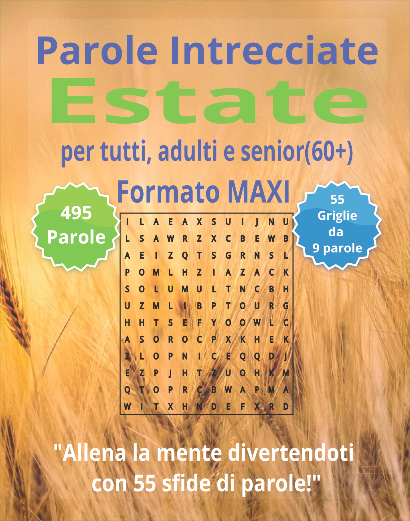 Estate: Parole Intrecciate per tutti, adulti e senior (60 ) - Puzzle da ...