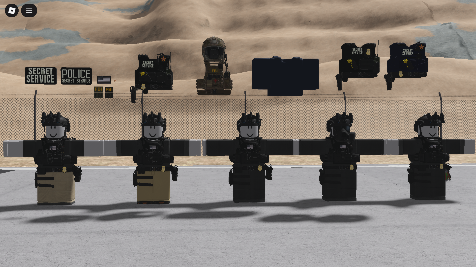 FBI & Secret Service Kit – Roblox Federal Agent Gear Pack