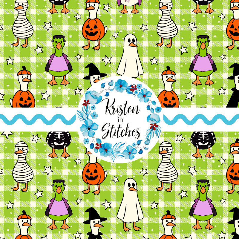 Silly Goose Halloween Costumes Seamless Pattern - Payhip