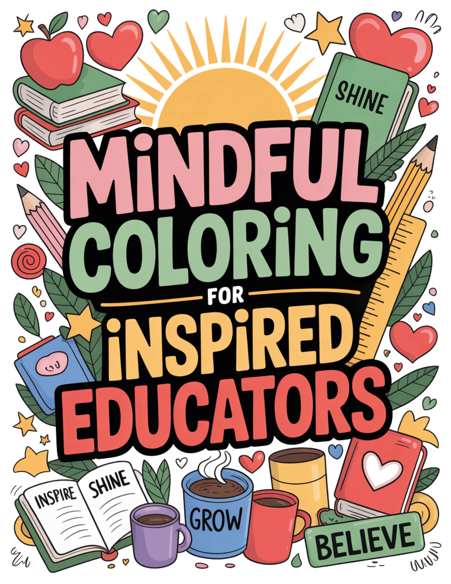 Mindful Coloring for Inspired Educators Coloring Pages - Payhip