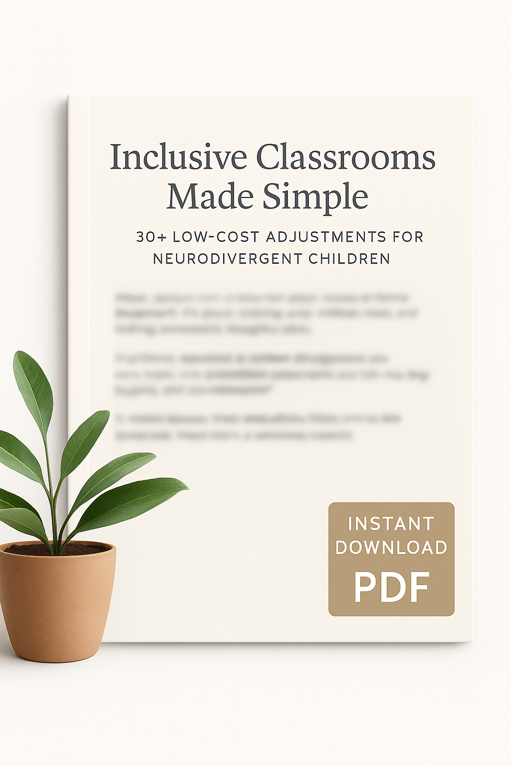 Inclusive Classrooms Made Simple – 30 Low-Cost Adjustments for ...