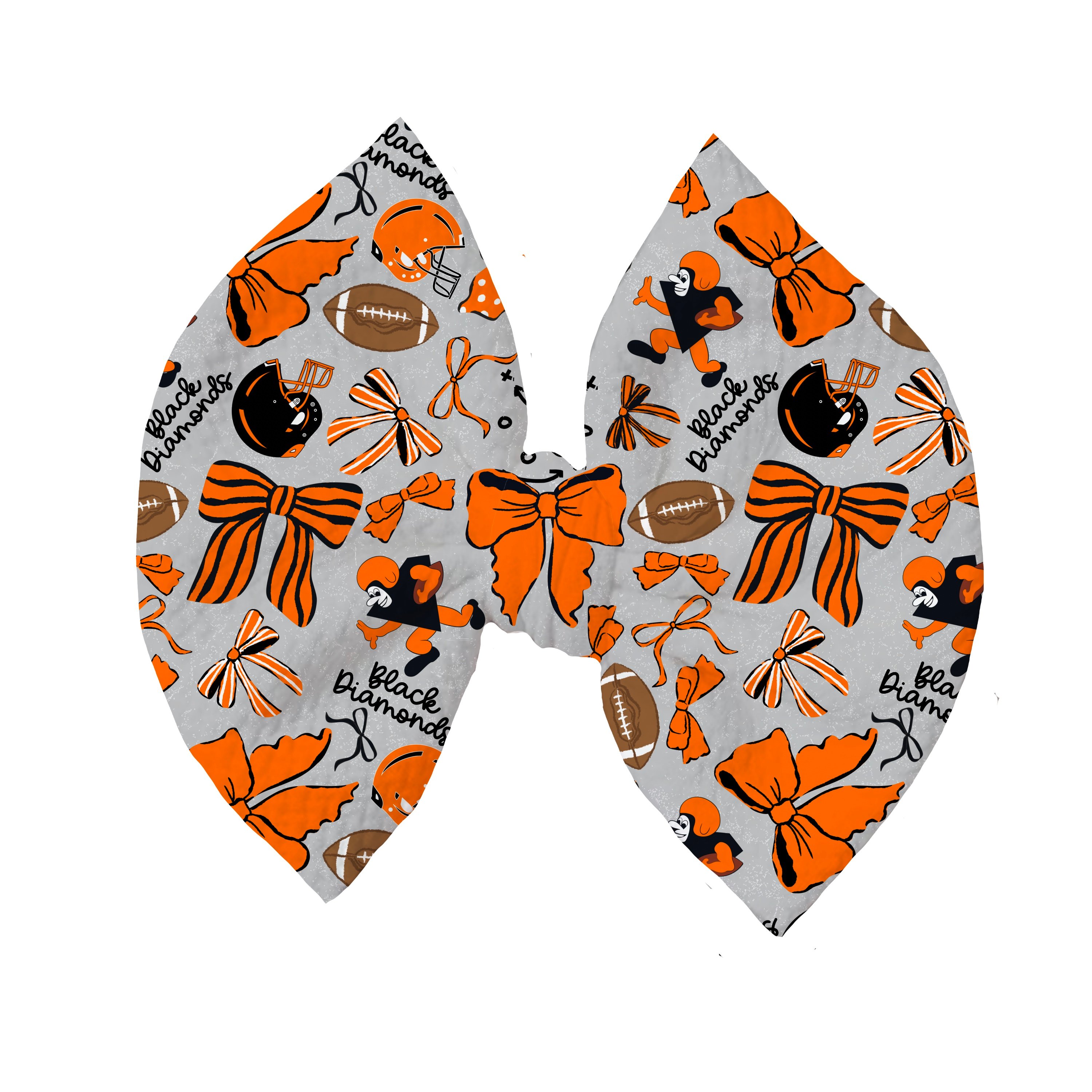 PRE-ORDER Coquette Black Diamonds Hair bow - Payhip