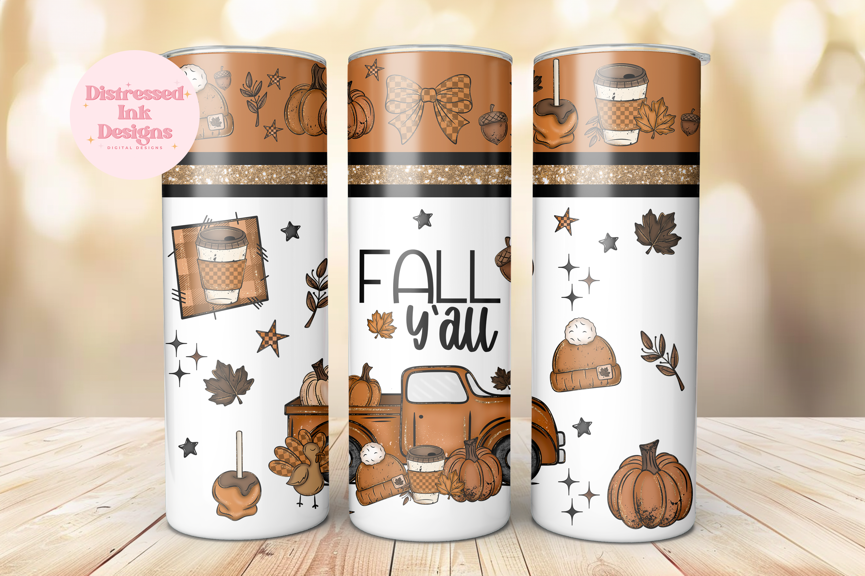 Fall y'all 20oz tumbler wrap