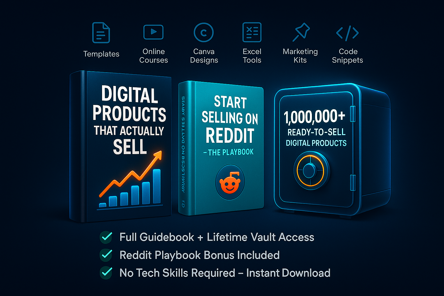 Launch Your Own Digital Empire: Get 1,000,000 Ready-to-Sell Digital Products Complete Guidebook ...