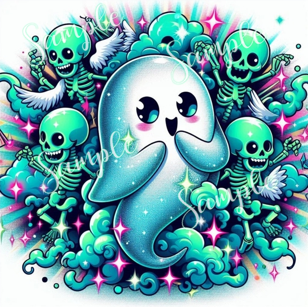Halloween Vibes Ghosts And Dancing Skeletons PNG Payhip Halloween Vibes Ghosts And Dancing Skeletons PNG Payhip