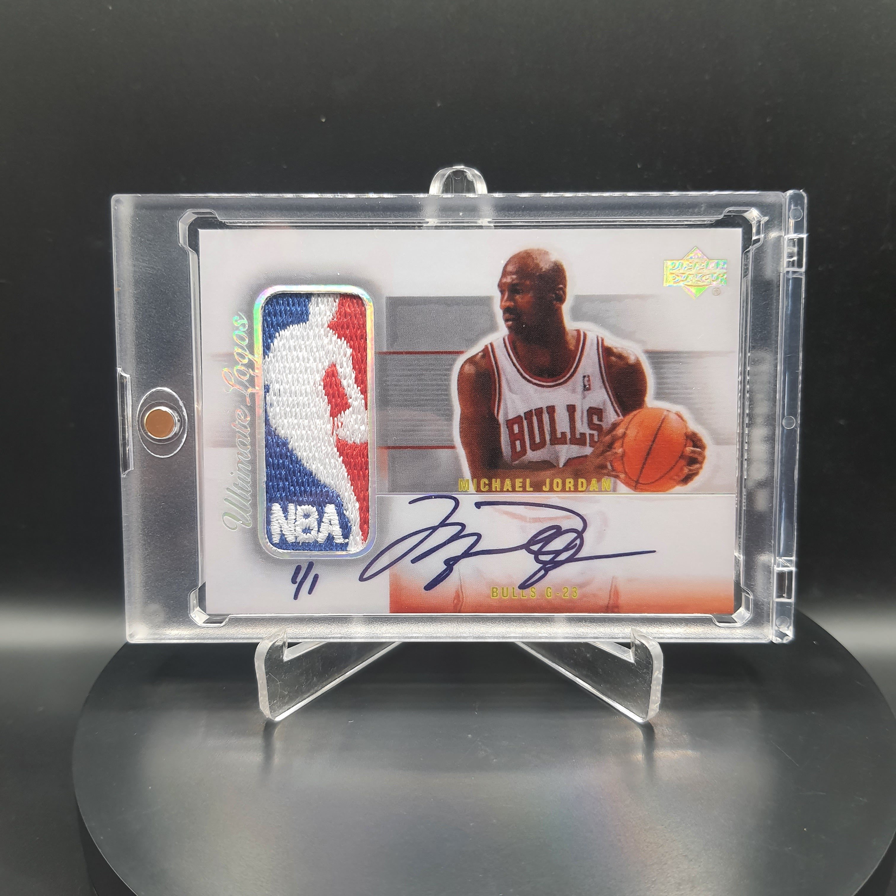 Custom NBA Card! 2003 Ultimate Collection Ultimate Logos Signature #MJL ...