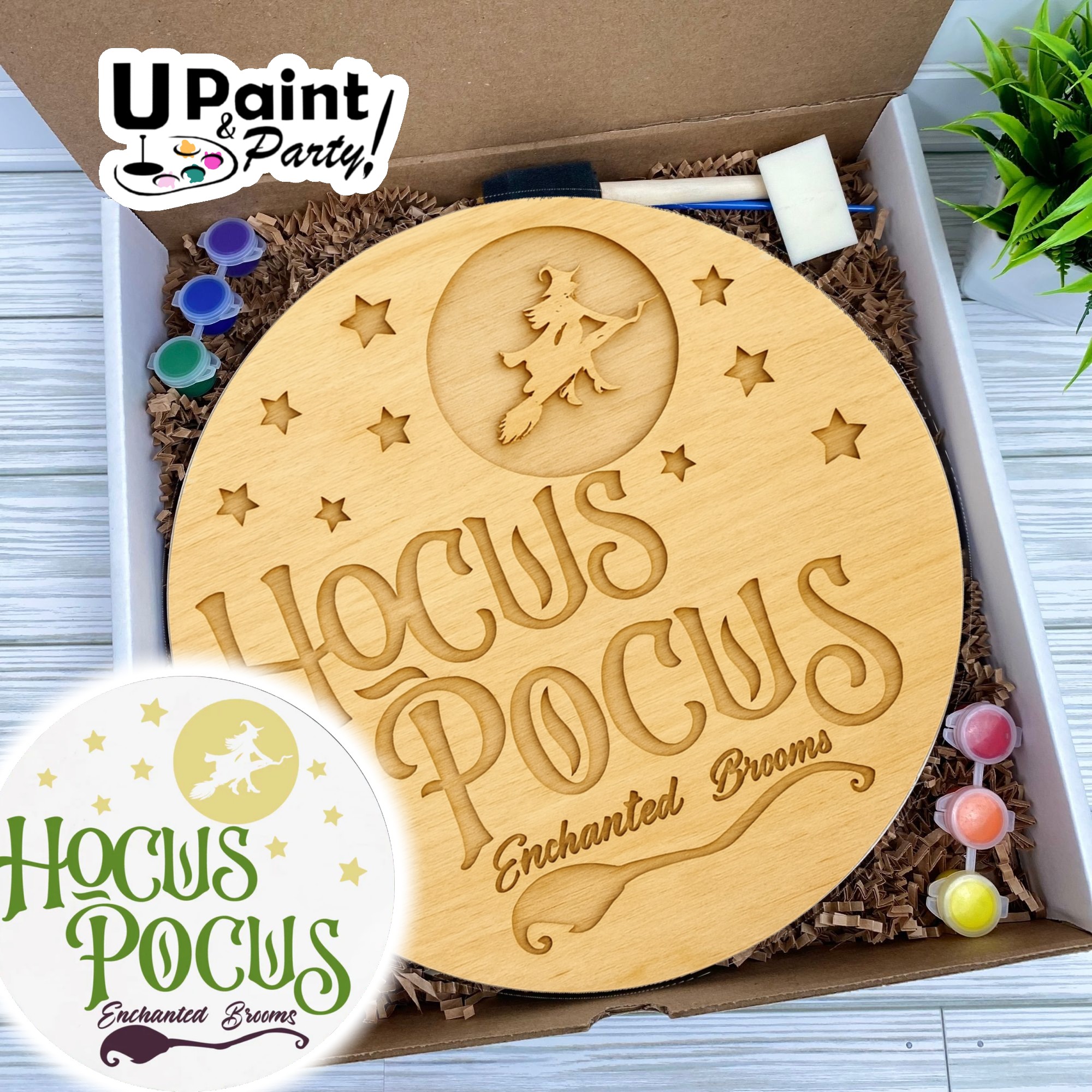 DIY “Hocus Pocus” Round Wood Sign Kit - Payhip