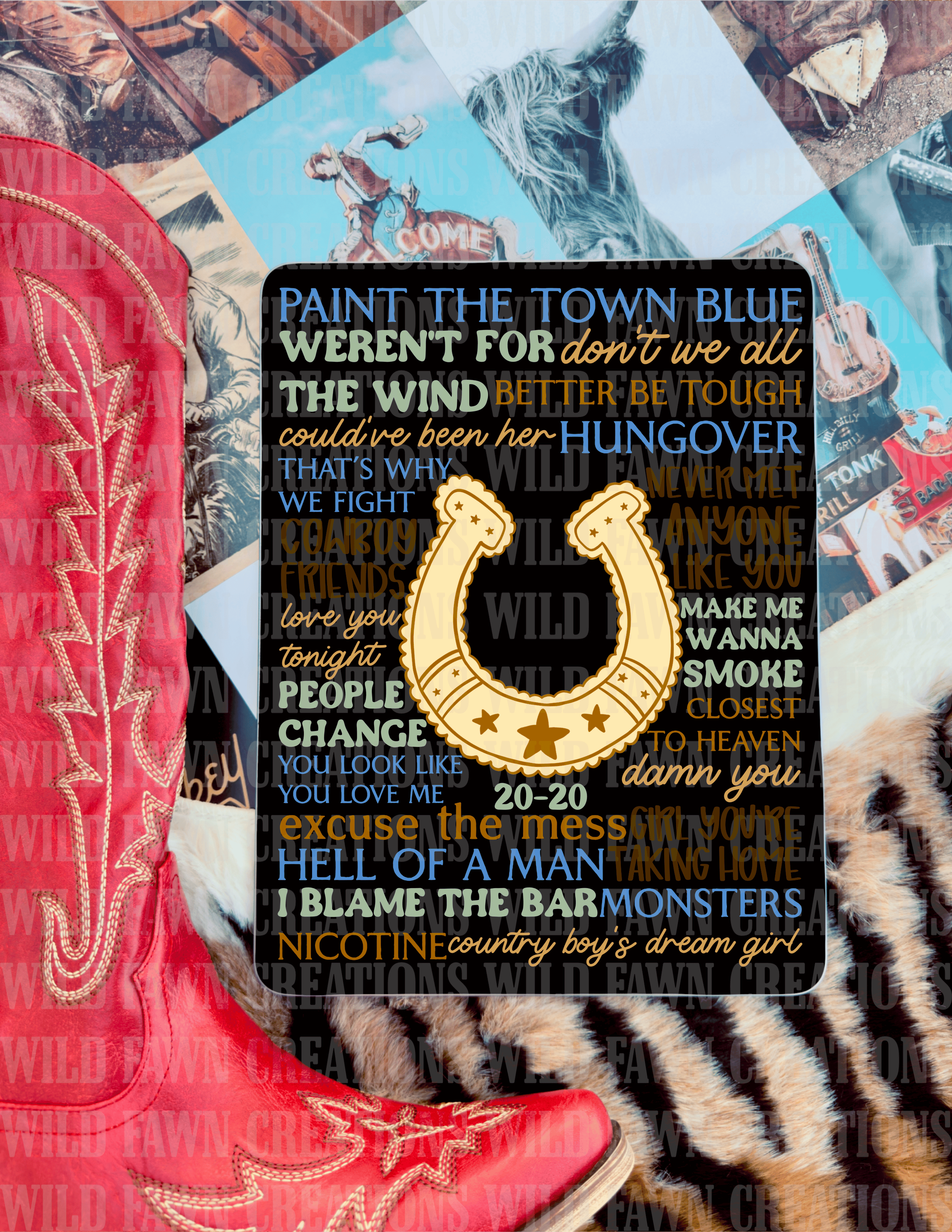 Country Song Inspired Design | EL Lyric Sublimation PNG - Payhip