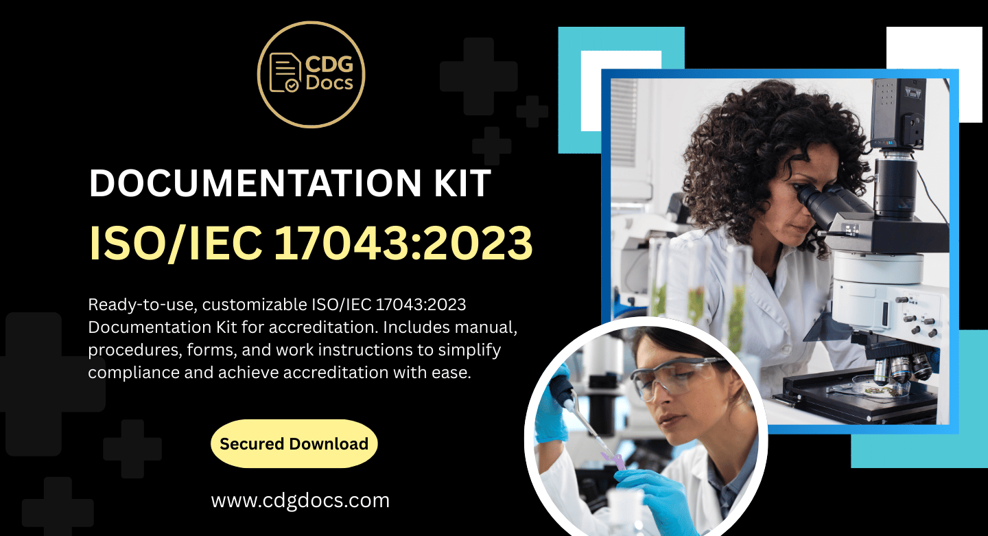 ISO/IEC 17043:2023 Accreditation Documents