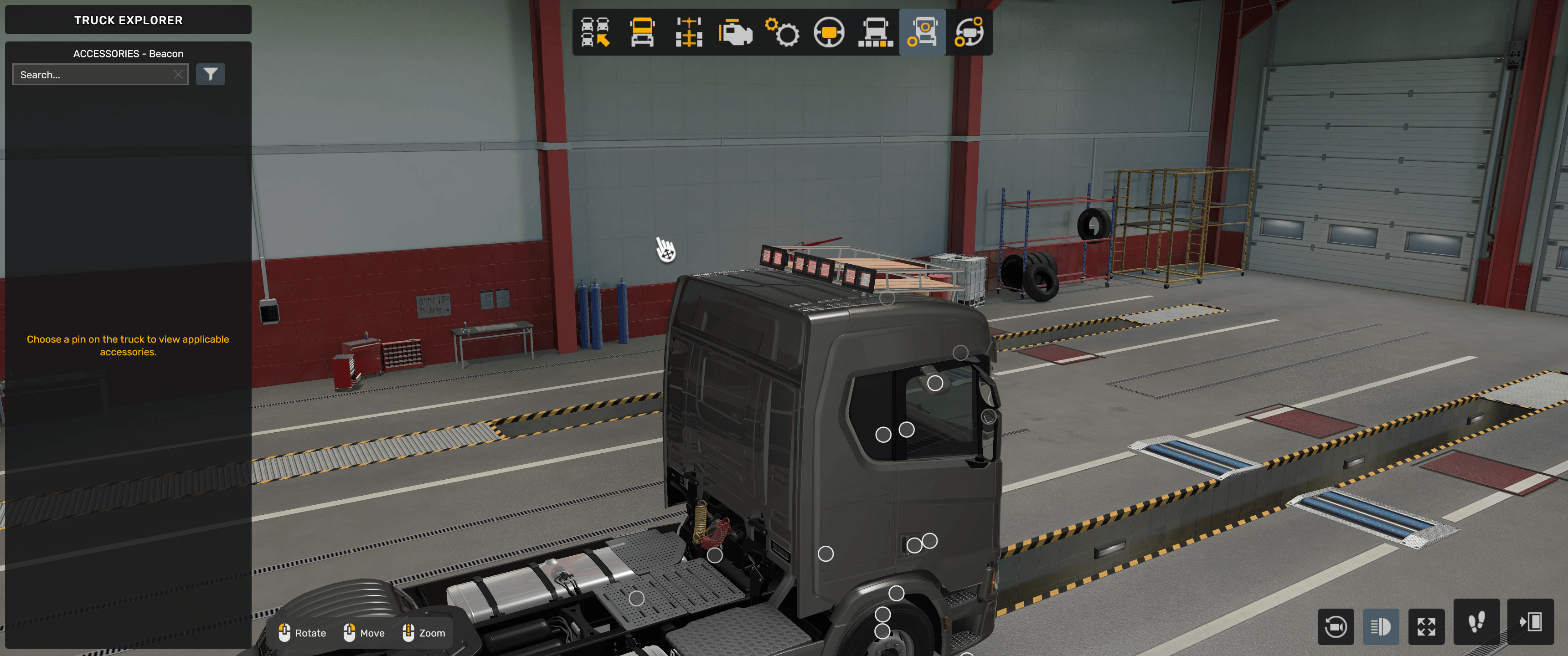 **[beacon tuning part] Scania NG lightbar for roof rack V3 - Payhip