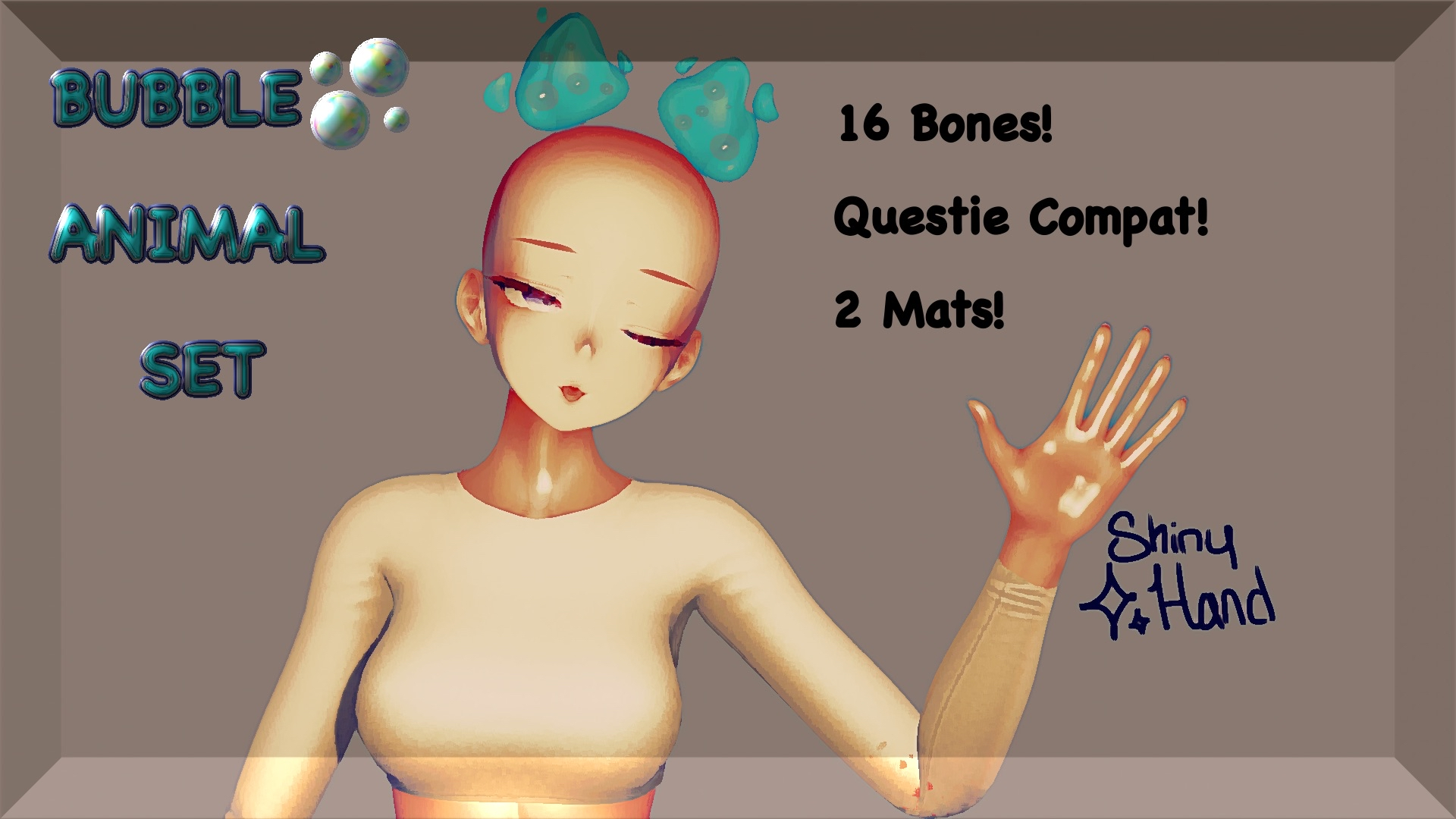 ⋆🫧•˚₊‧⋆. Bubble Tail & Ears! - Bubble Animal Set 🐾 •ﻌ• - Payhip