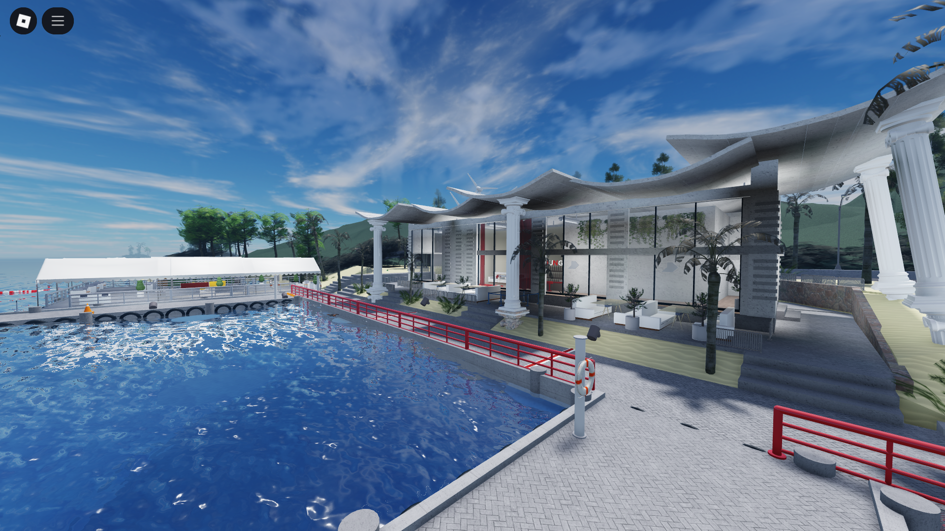 Roblox Boat Terminal Map – Resort Travel Hub with Self-Check