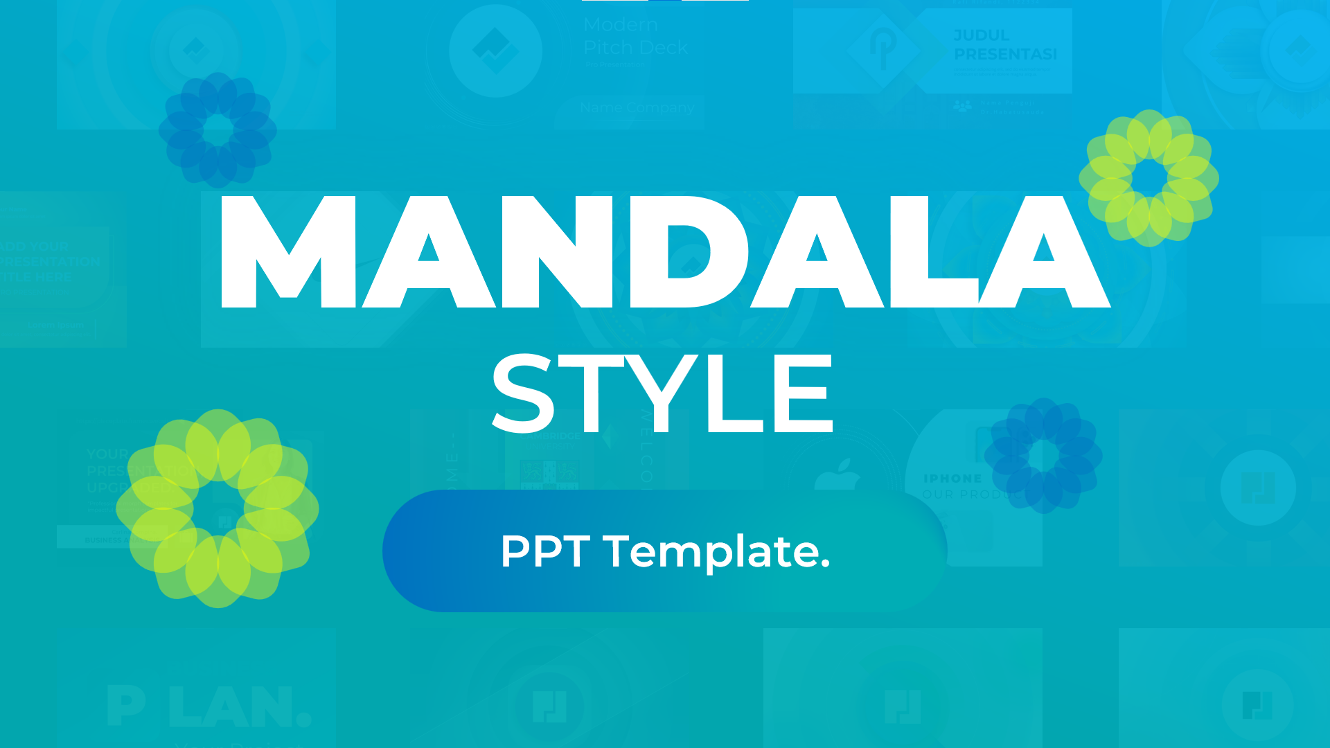 Mandala Style PowerPoint Morph Template