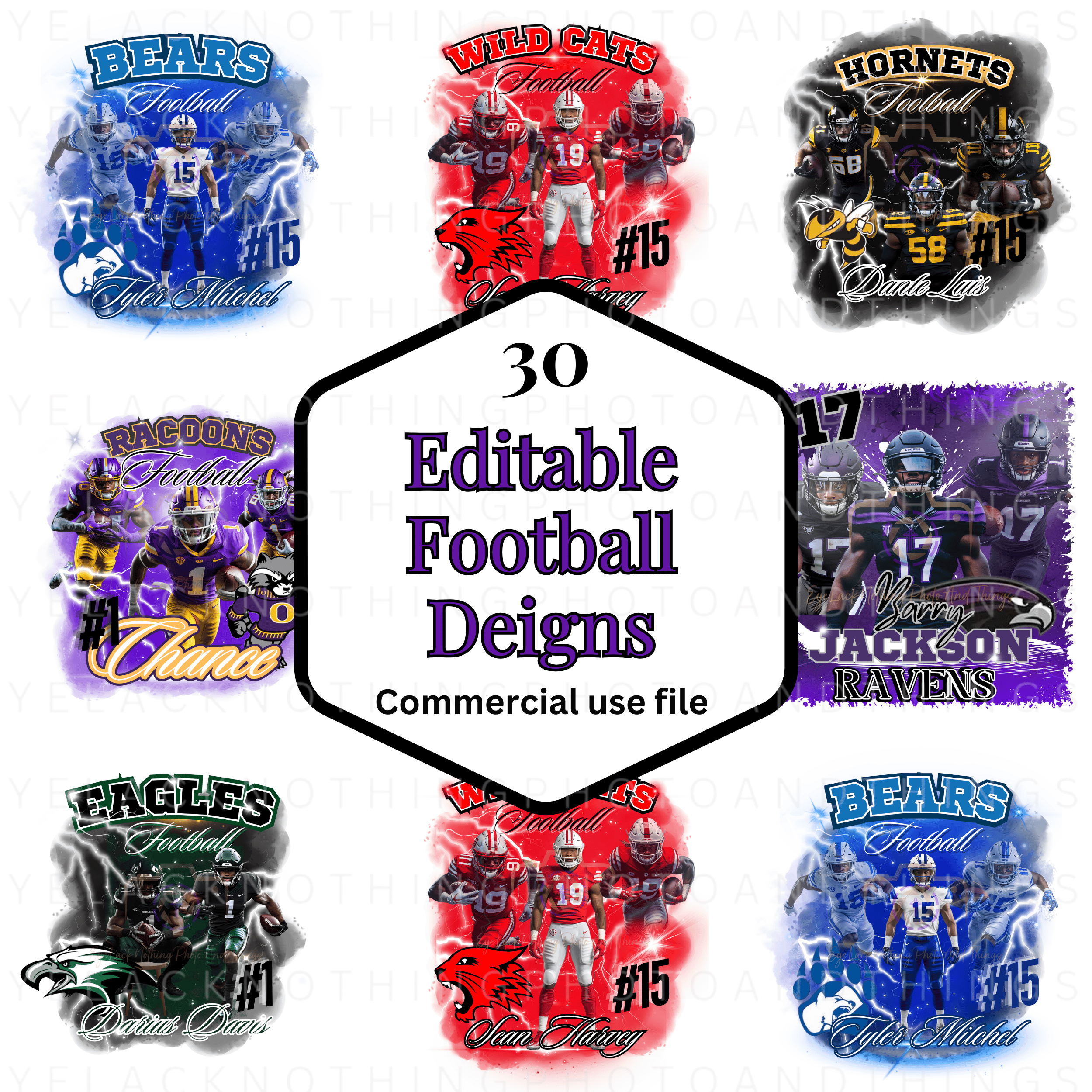 Football Editable Canva Designs ( 30pcs) - Payhip