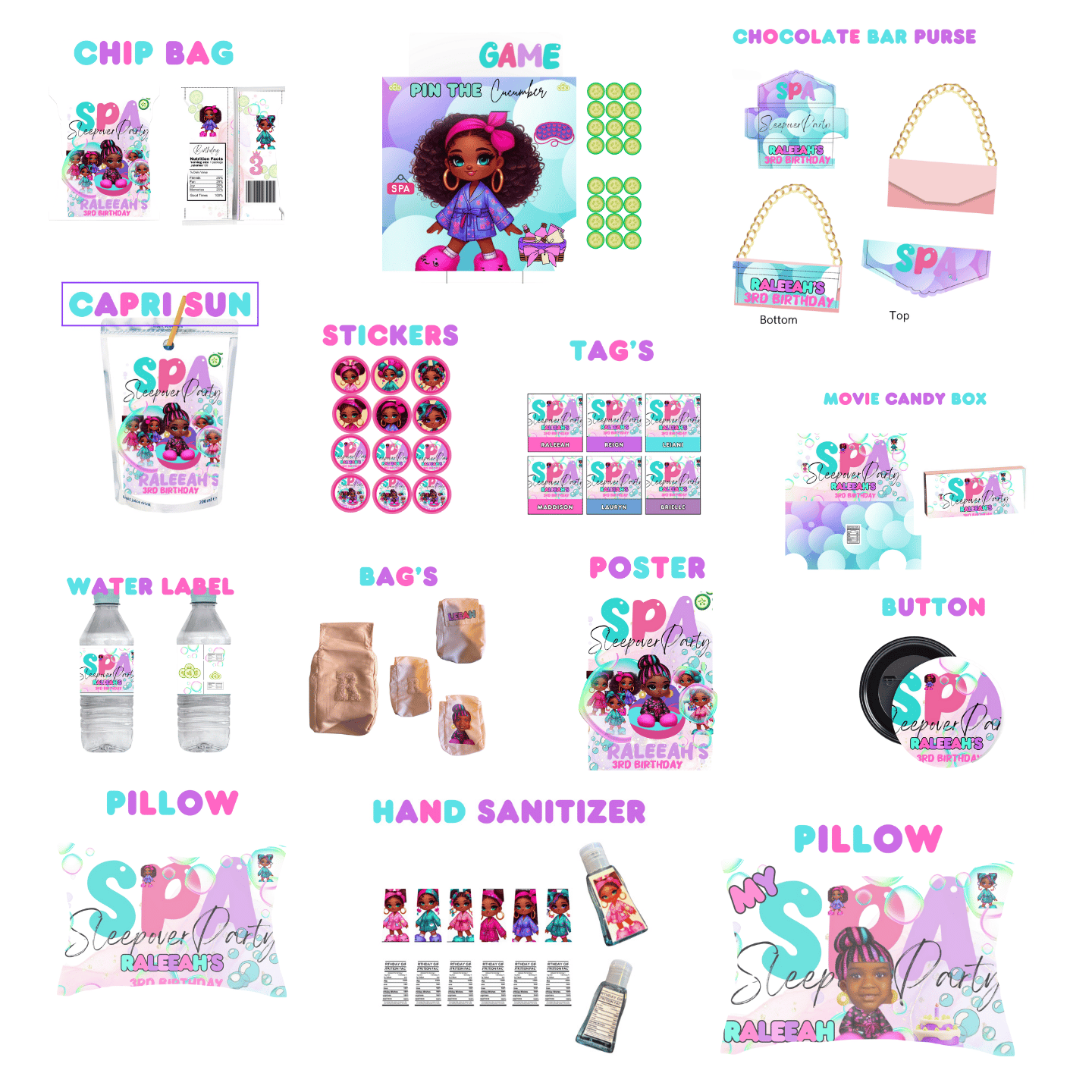 Spa Party Bundle - Payhip