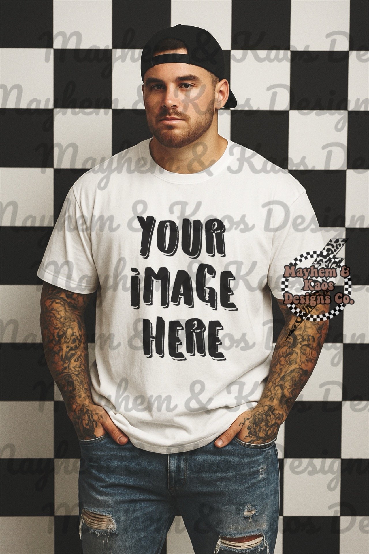 Men’s checkered mocks - Payhip