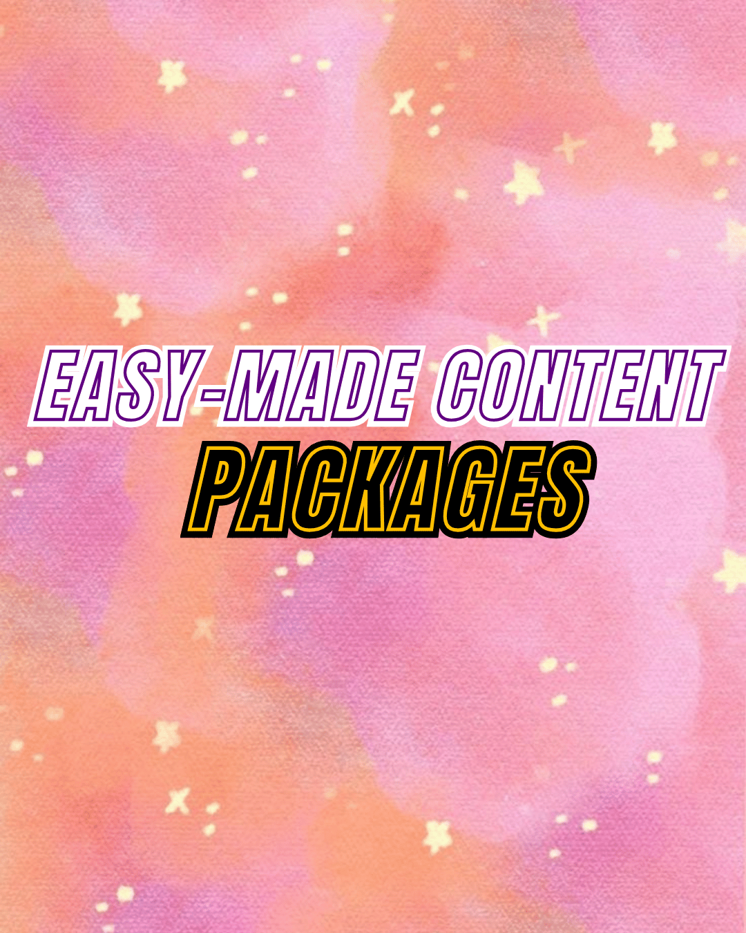 EASY=MADE CONTENT PACKAGES - Payhip