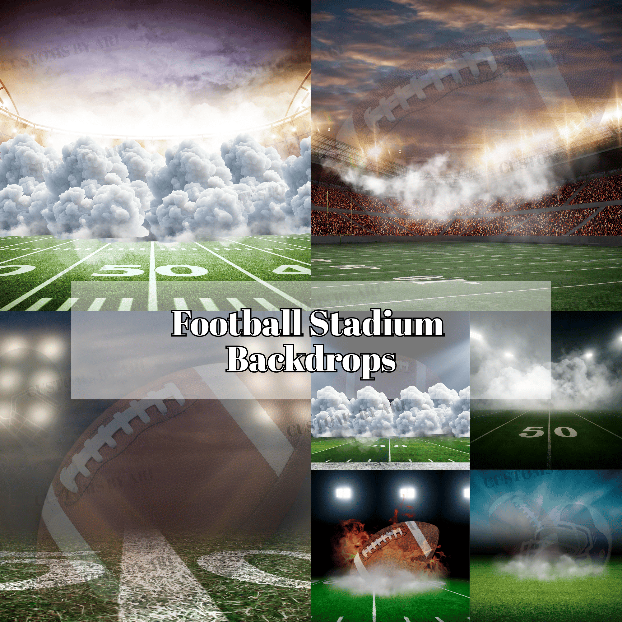 Football Stadium Backdrop Bundle - Payhip