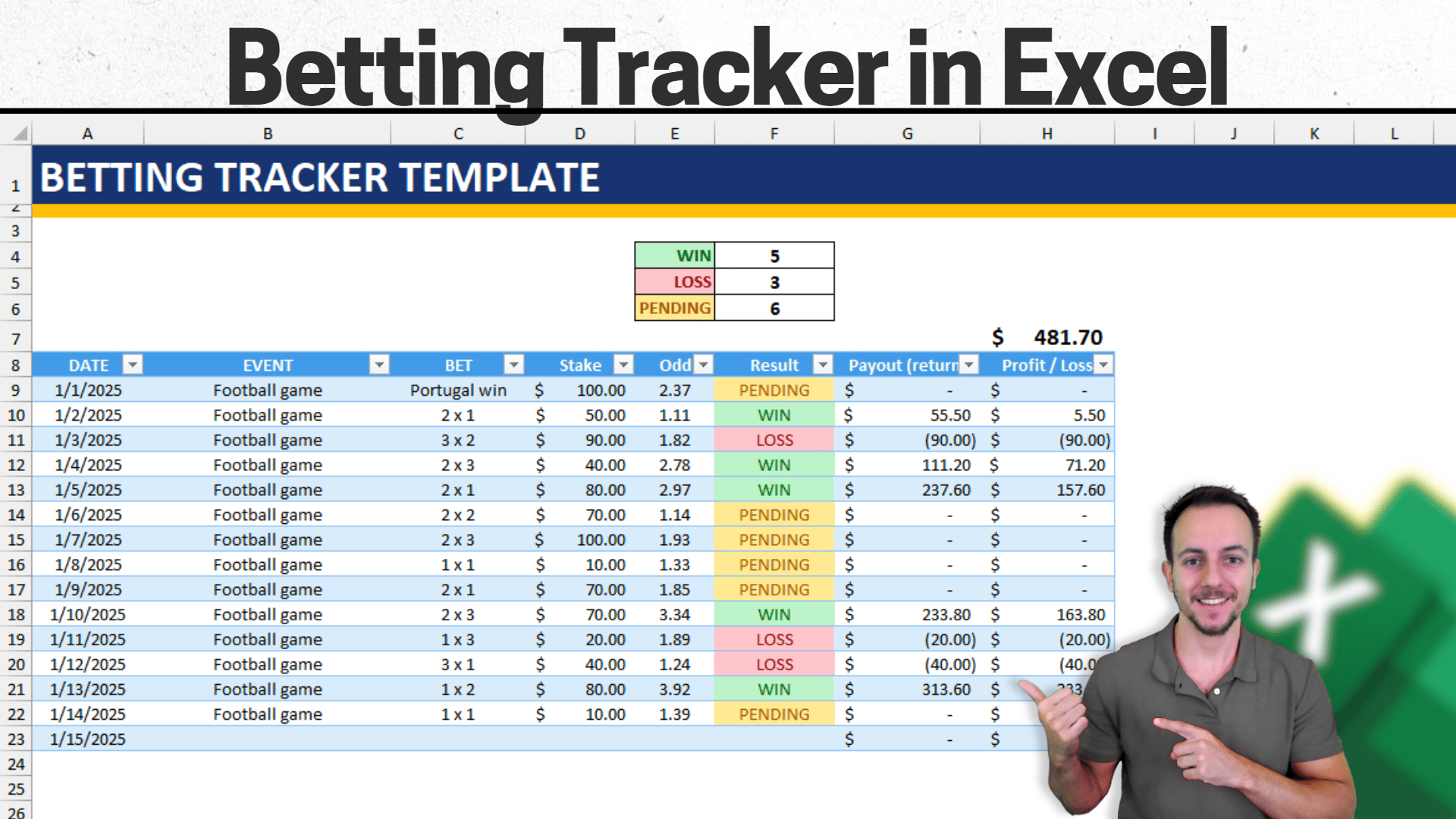 Betting Tracker Template.xlsx - Payhip