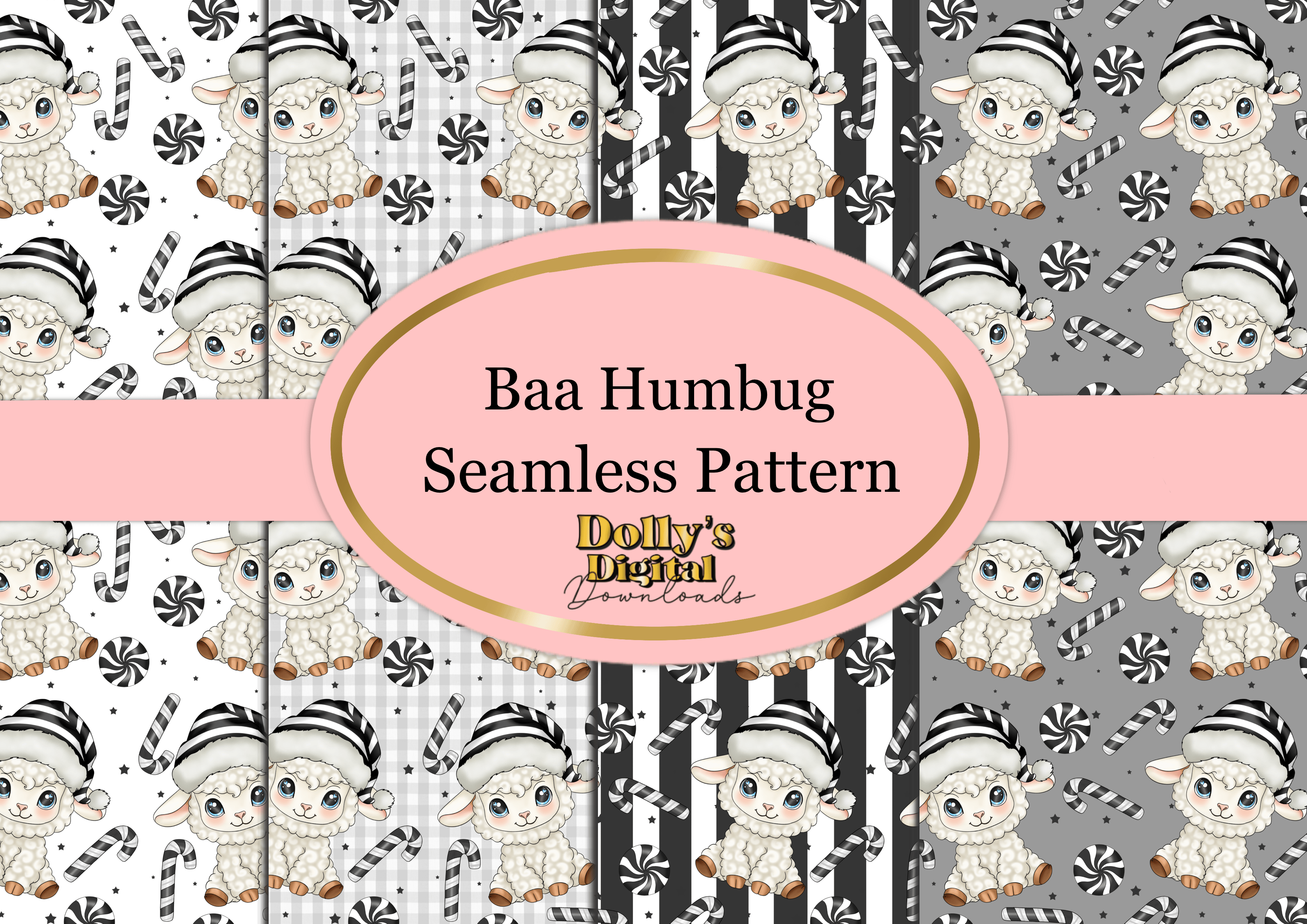 Baa Humbug Seamless Patterns - Payhip