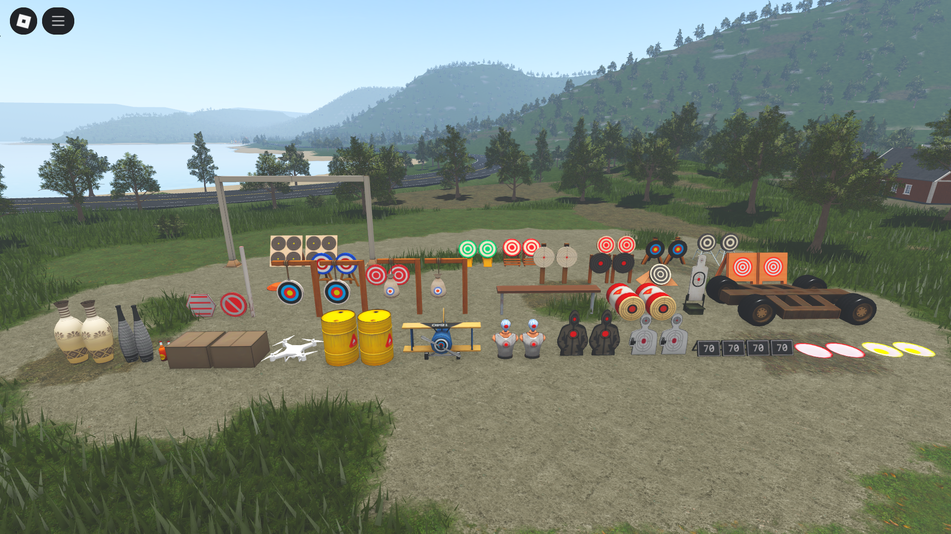 Roblox Shooting Targets Pack – Interactive Props