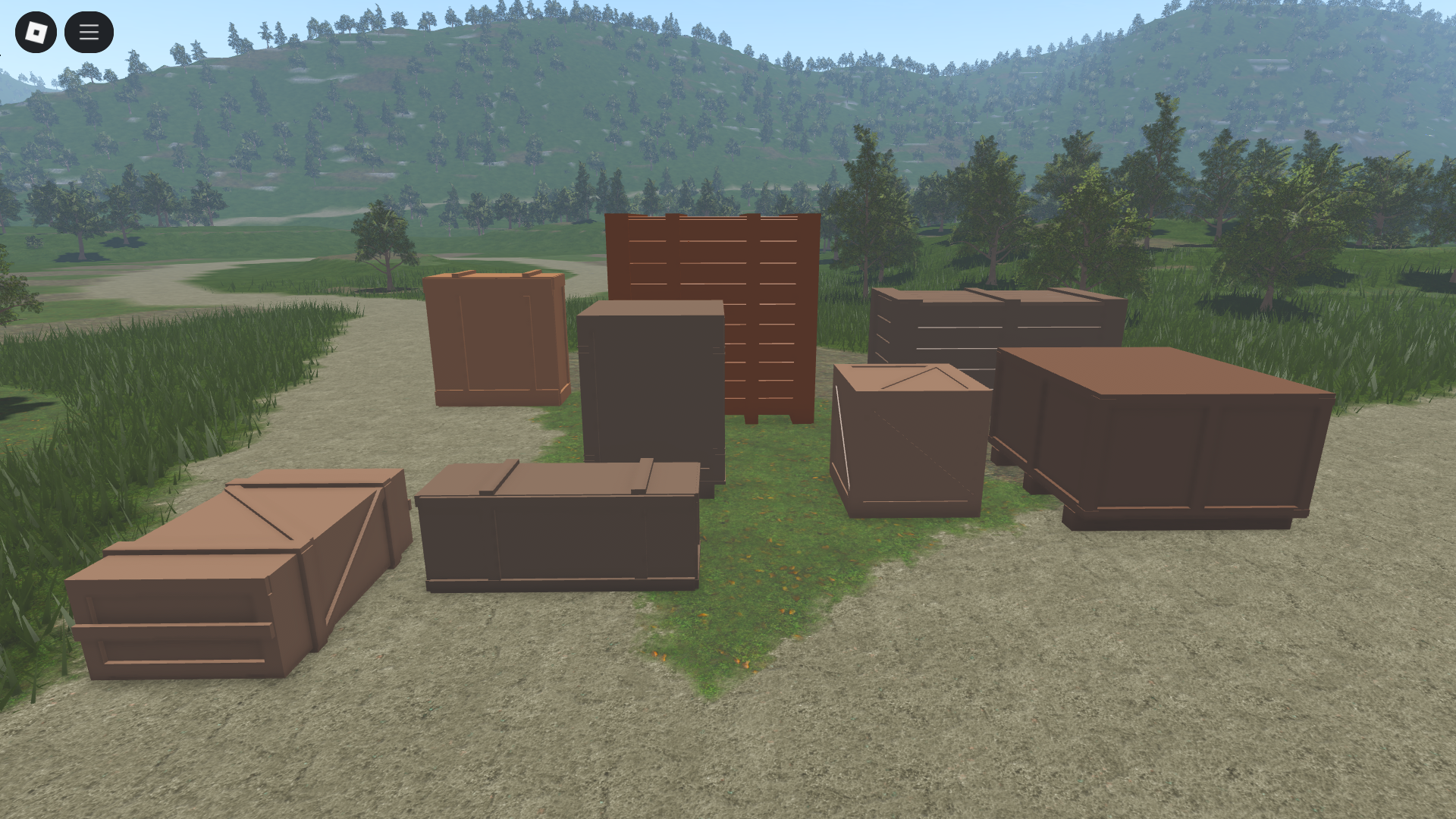 Transport Crates Pack – 8 Detailed Roblox Models