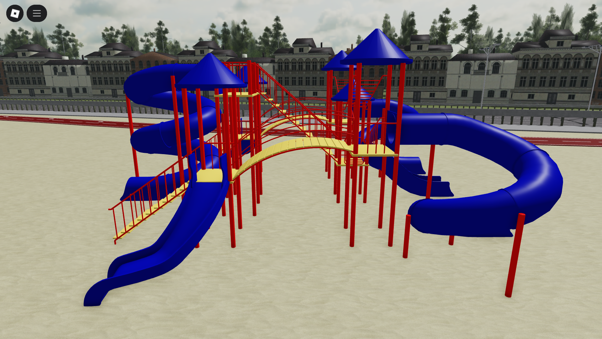 Giant Children Slides – Roblox Playground Fun