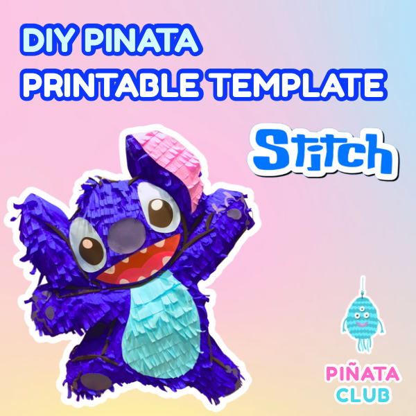 Stitch Piñata Printable Template - Payhip