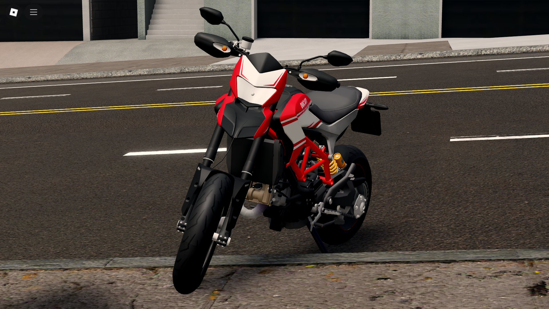 Ducati HyperMotard – Roblox Motorcycle Experience
