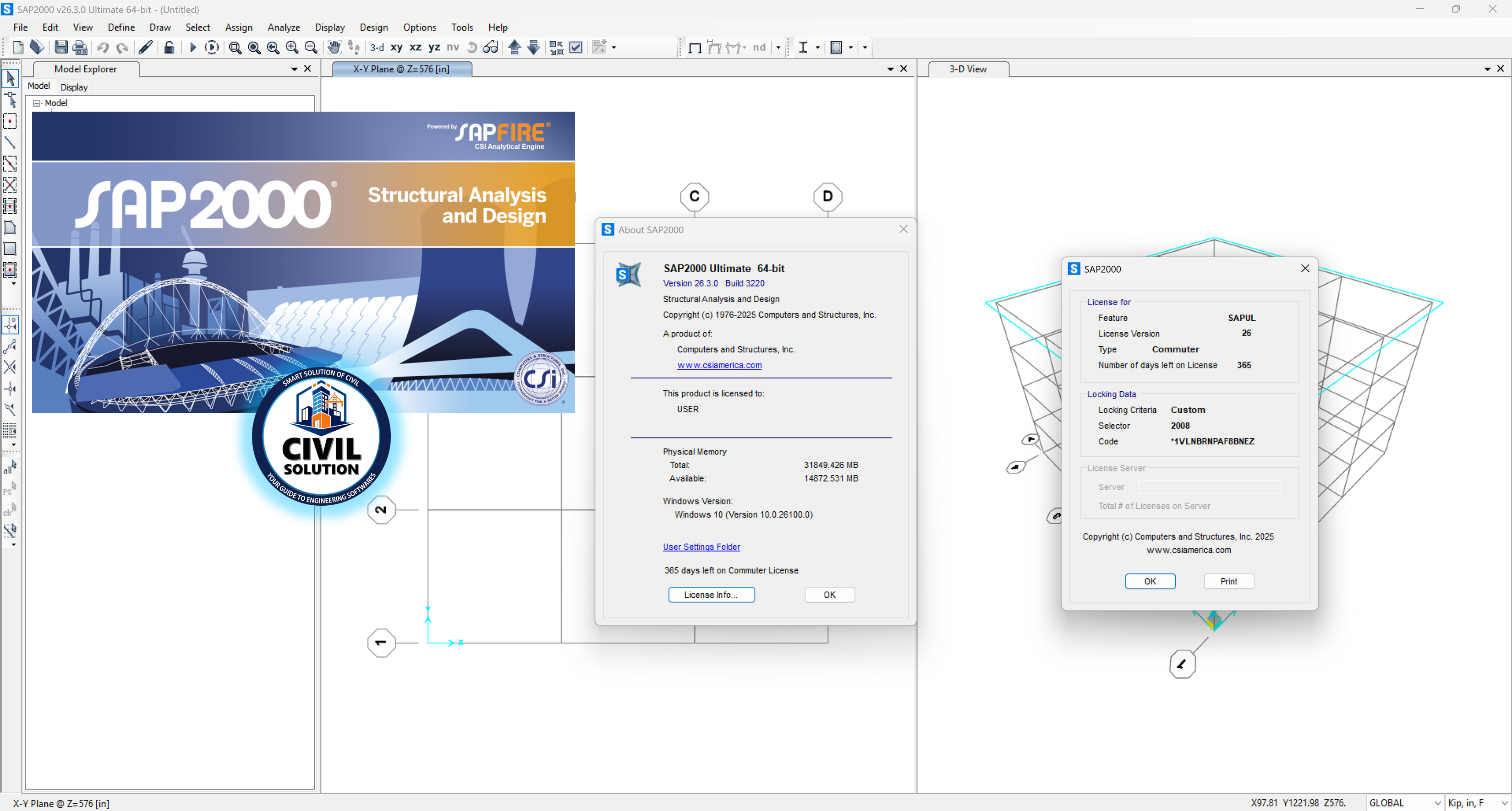 CSI SAP2000 v26.3.0 Build 3220 - Payhip