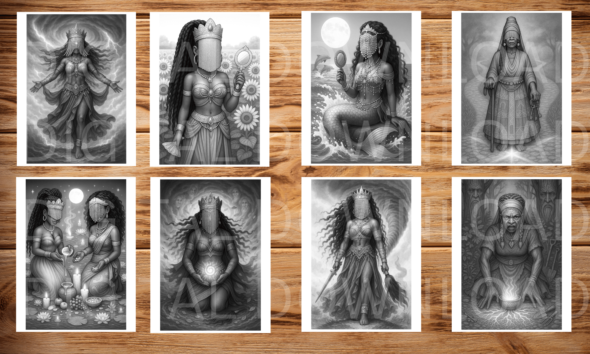 Mini Orisha Coloring Bundle - Payhip