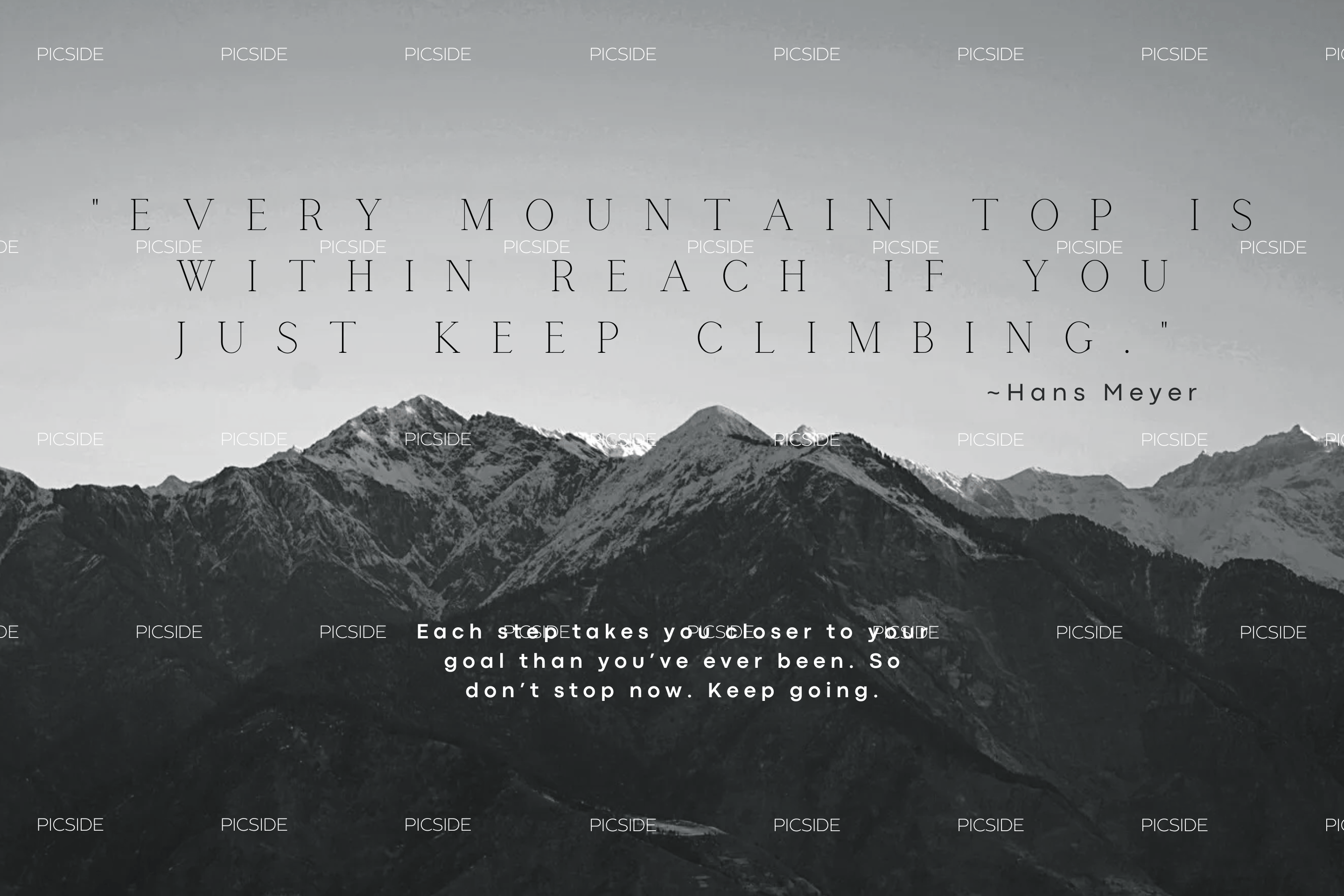Mountain Motivational Poster: Adventure Quote Art Print - Payhip