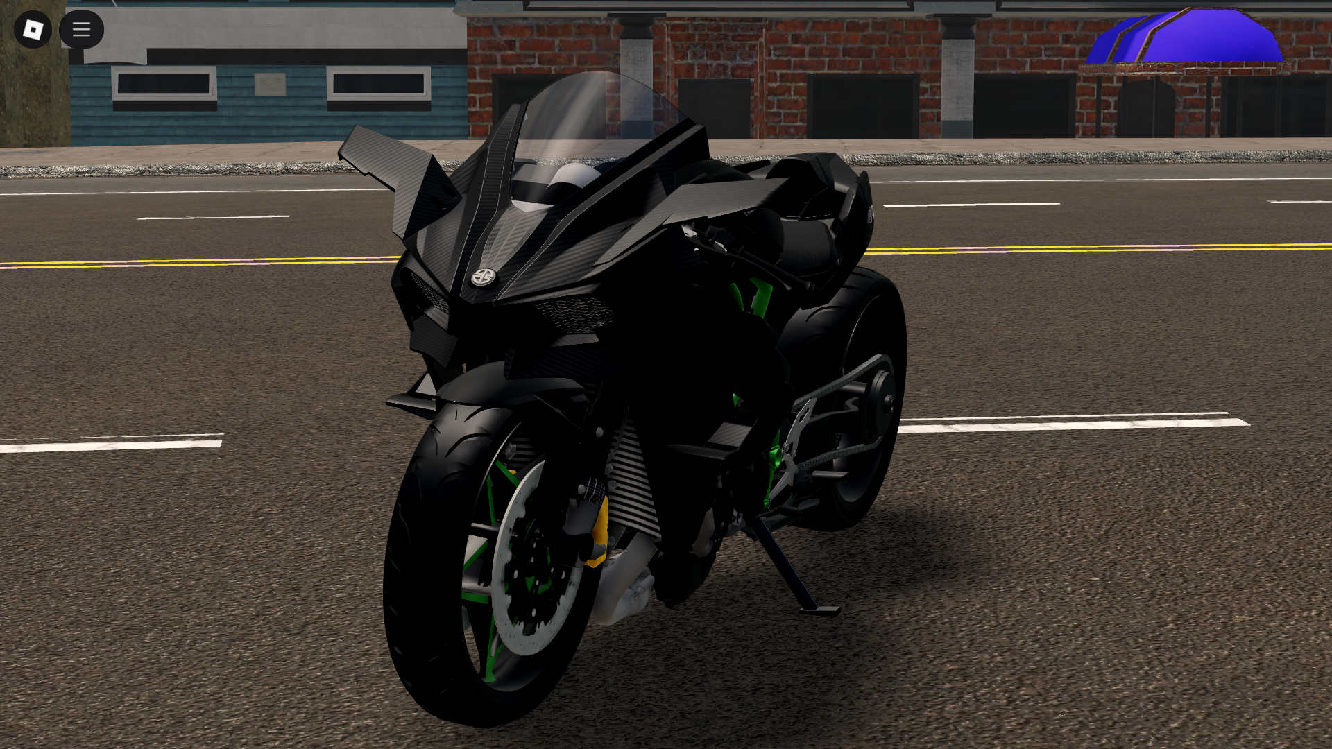 Kawasaki Ninja H2R Drag – Roblox Speed Demon Bike
