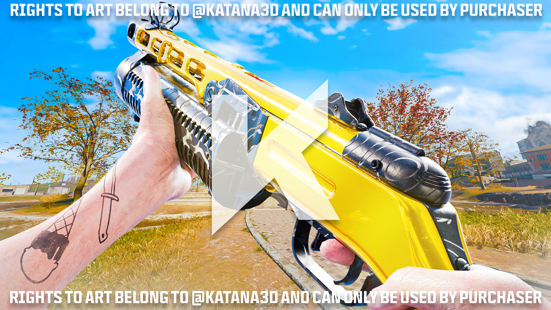 COD/Warzone Thumbnail - PPSH Helical Gold (Rebirth Verdansk Versions ...