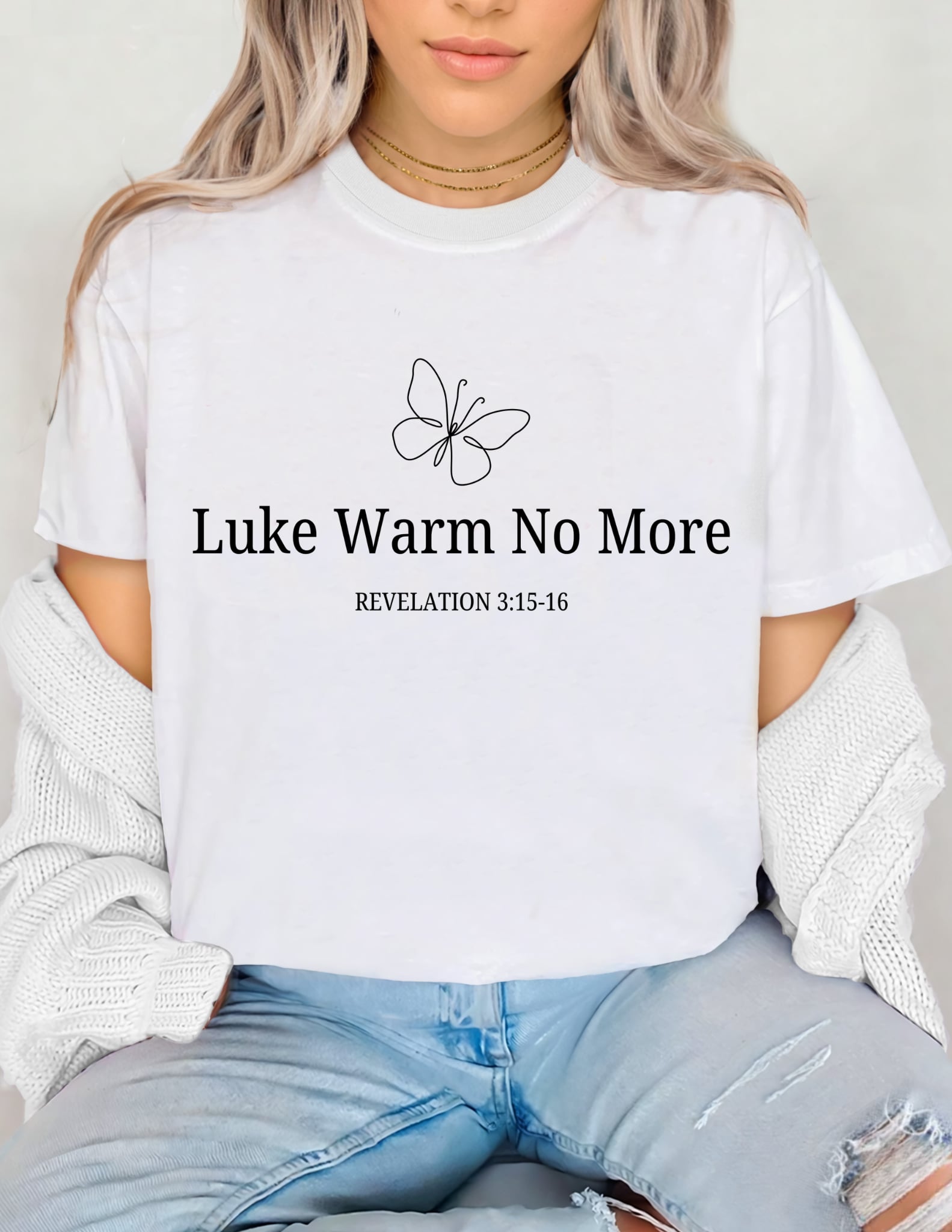 Luke Warm No more White tshirt - Payhip