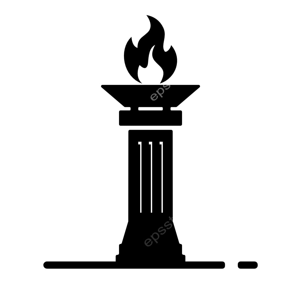 Stone fire pillar symbol