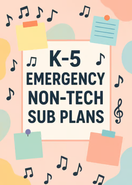 K-5 Music Sub Plans (NO TECH) - Payhip
