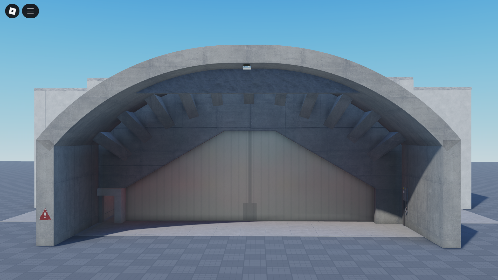 Aircraft Hangar Bunker – Roblox Military Jet Base