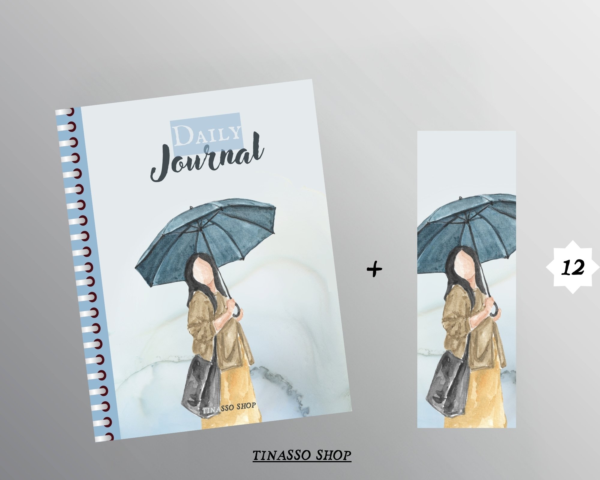Digital Notebook (12) – 100 Printable Pages with Bookmark - Payhip