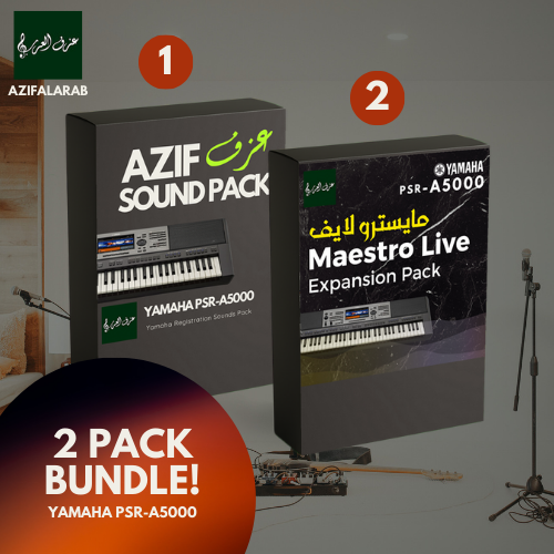 BUNDLE (2 Packs) - Maestro Azif Expansion Packs for Yamaha A5000 – برنامج أصوات وإيقاعات - Payhip