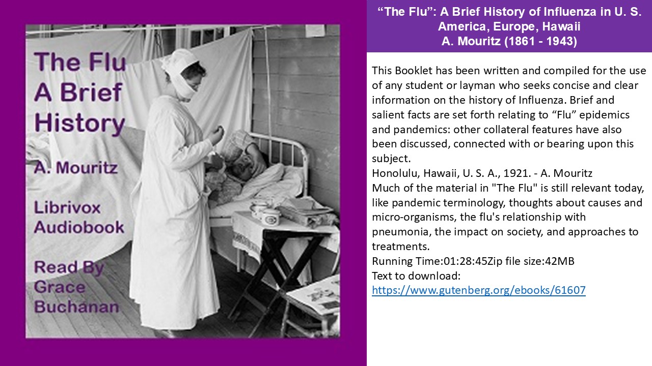 The Flu A Brief History of Influenza in U. S. (Audio book)) - Payhip