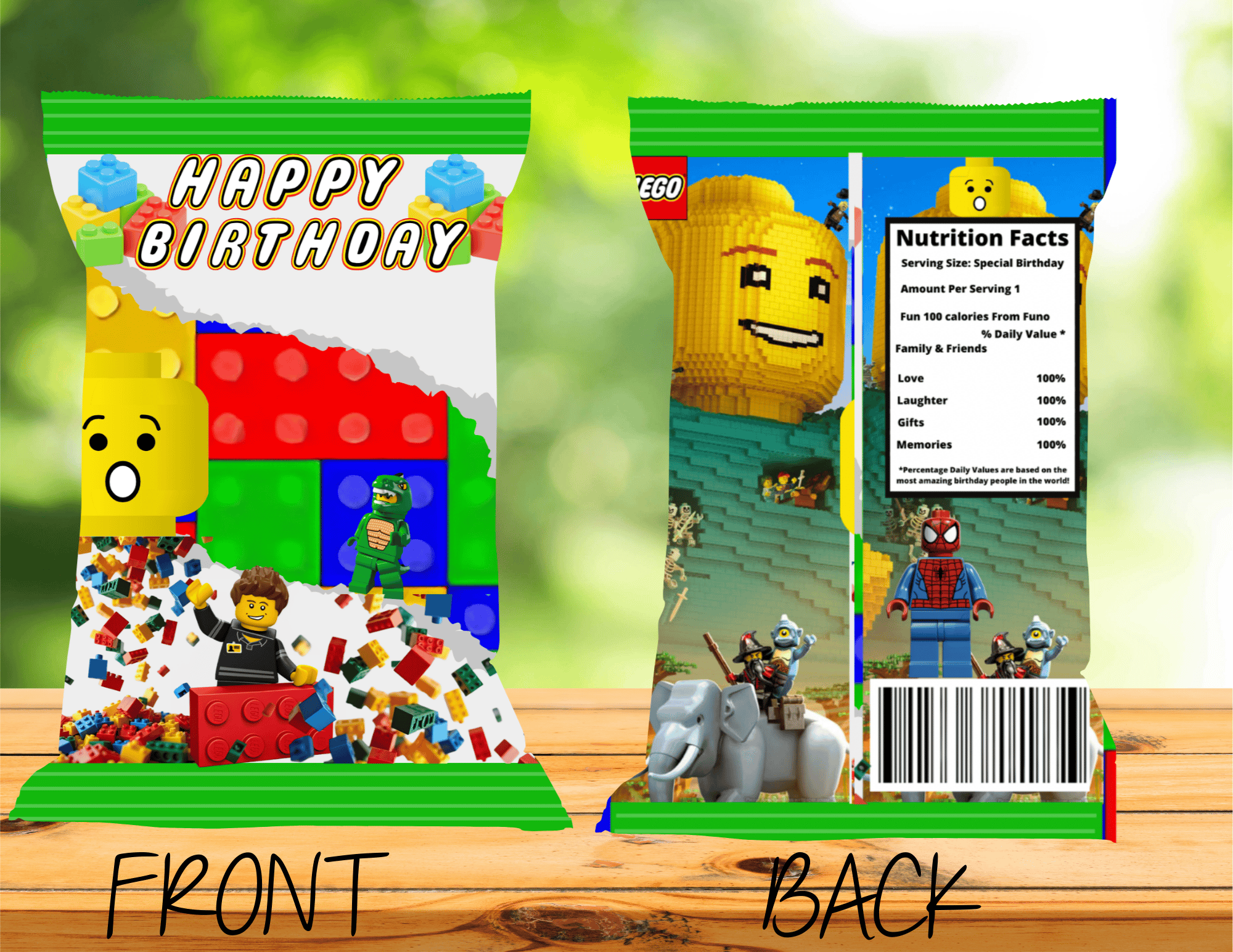 Lego Party Favor Bundle w/ Mockup & Templates - Payhip