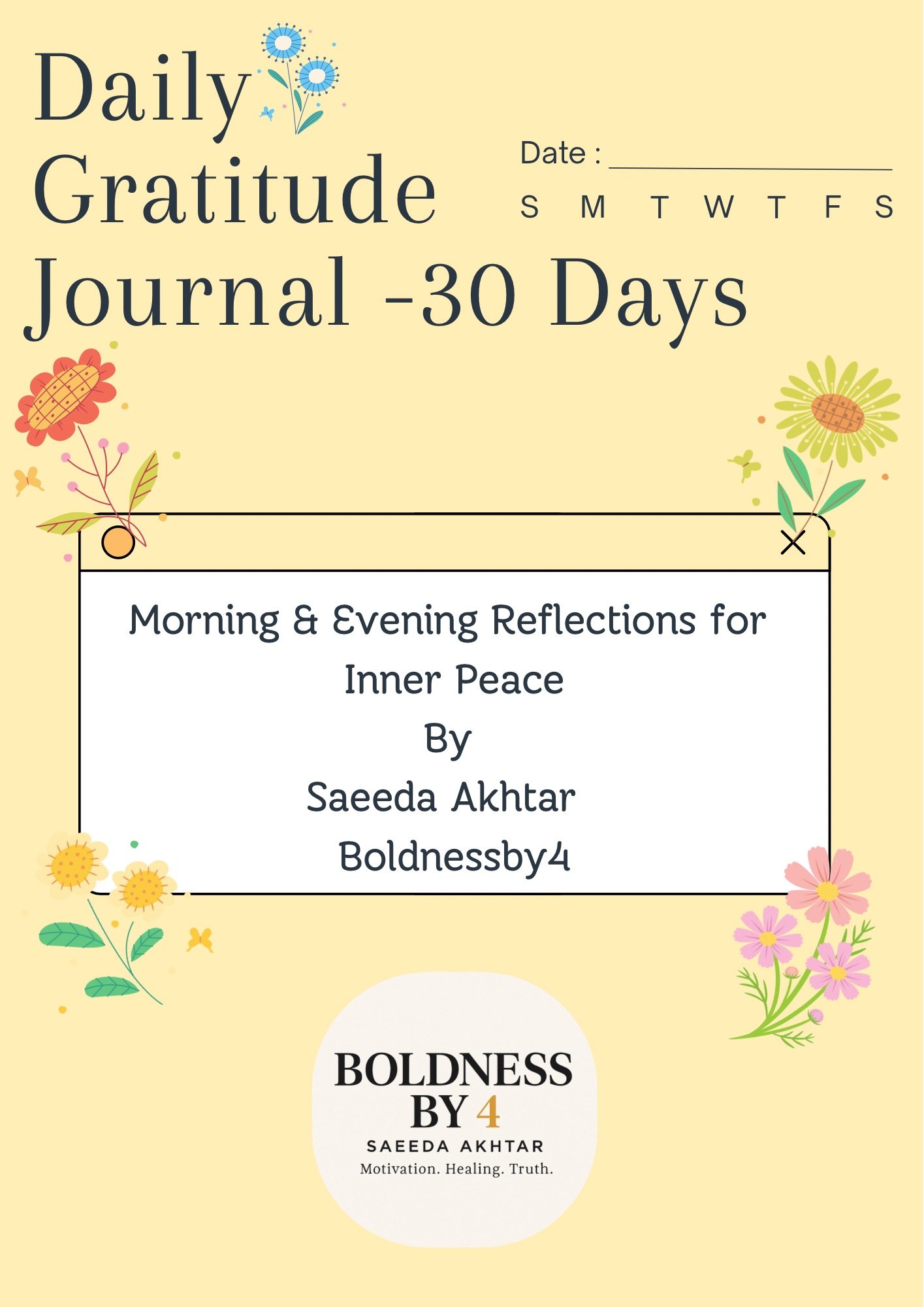 30-Day Daily Gratitude Journal – Morning & Evening Prompts - Payhip