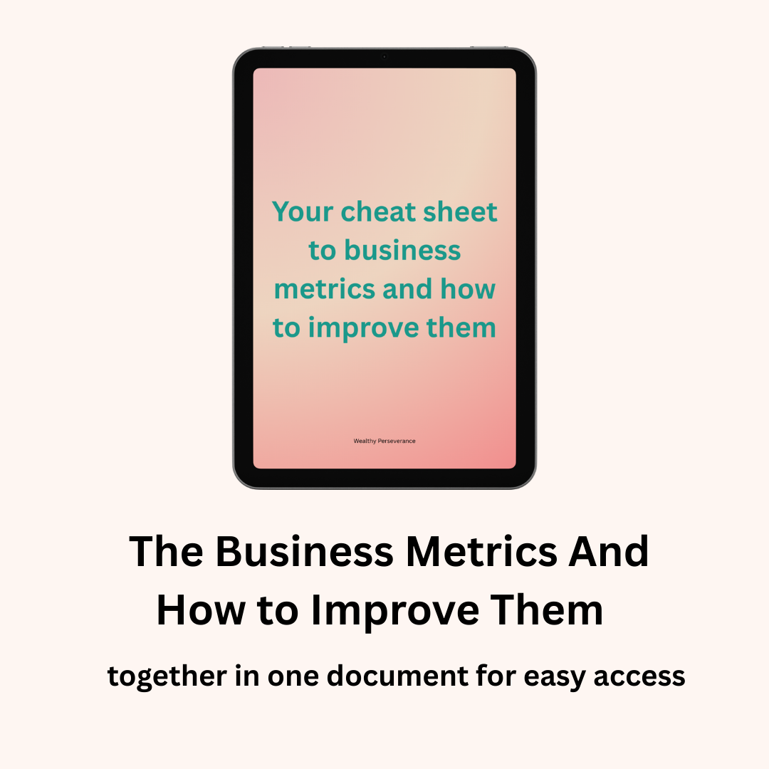 Business Metrics Cheat Sheet - Payhip