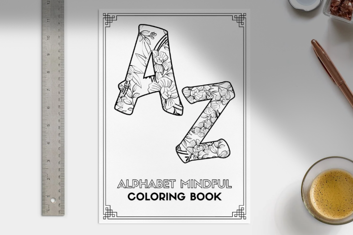 Floral Alphabet: A to Z Coloring Book - Payhip