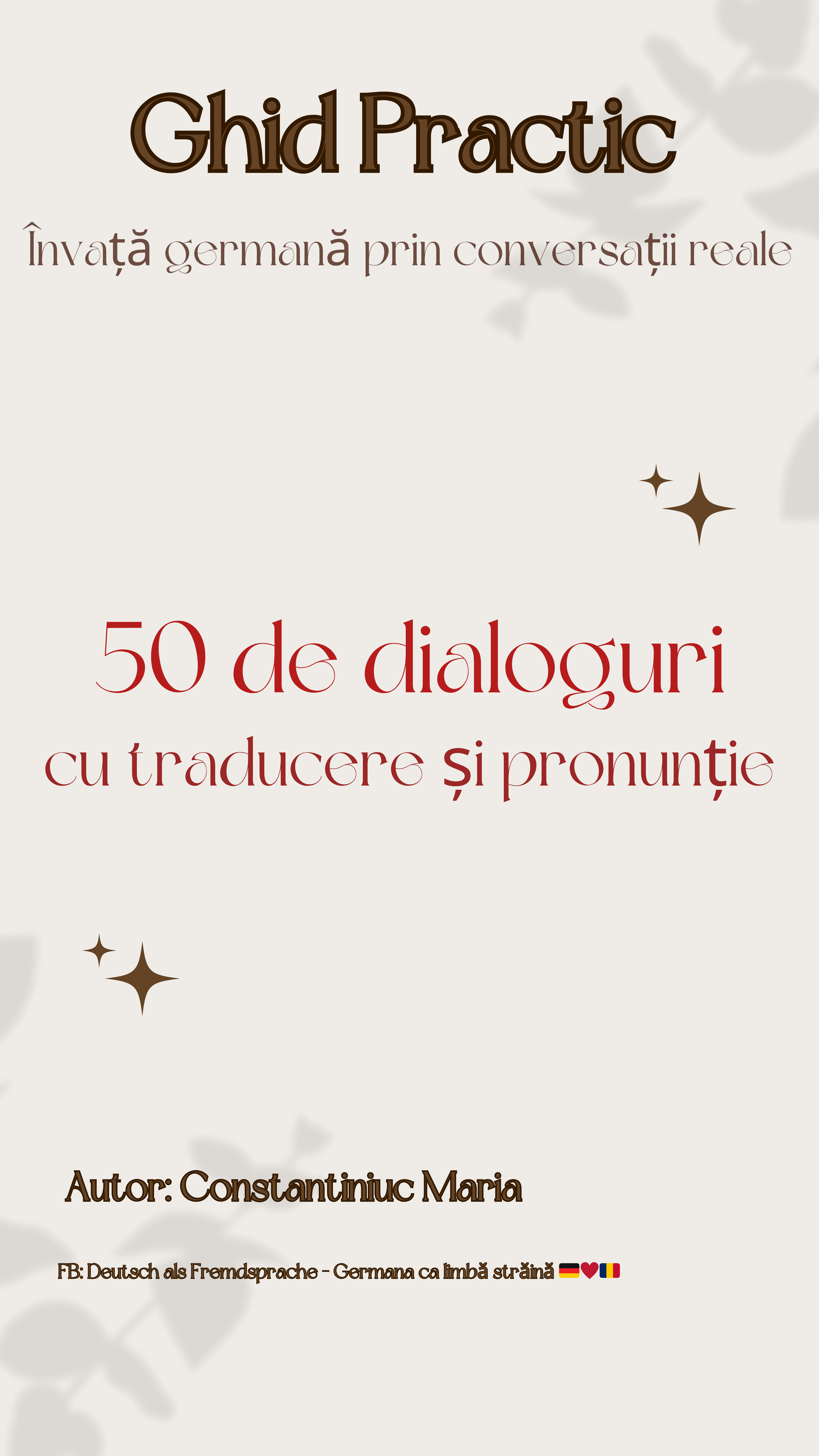 📖 Ghid practic – 50 de dialoguri în limba germană cu traducere și ...