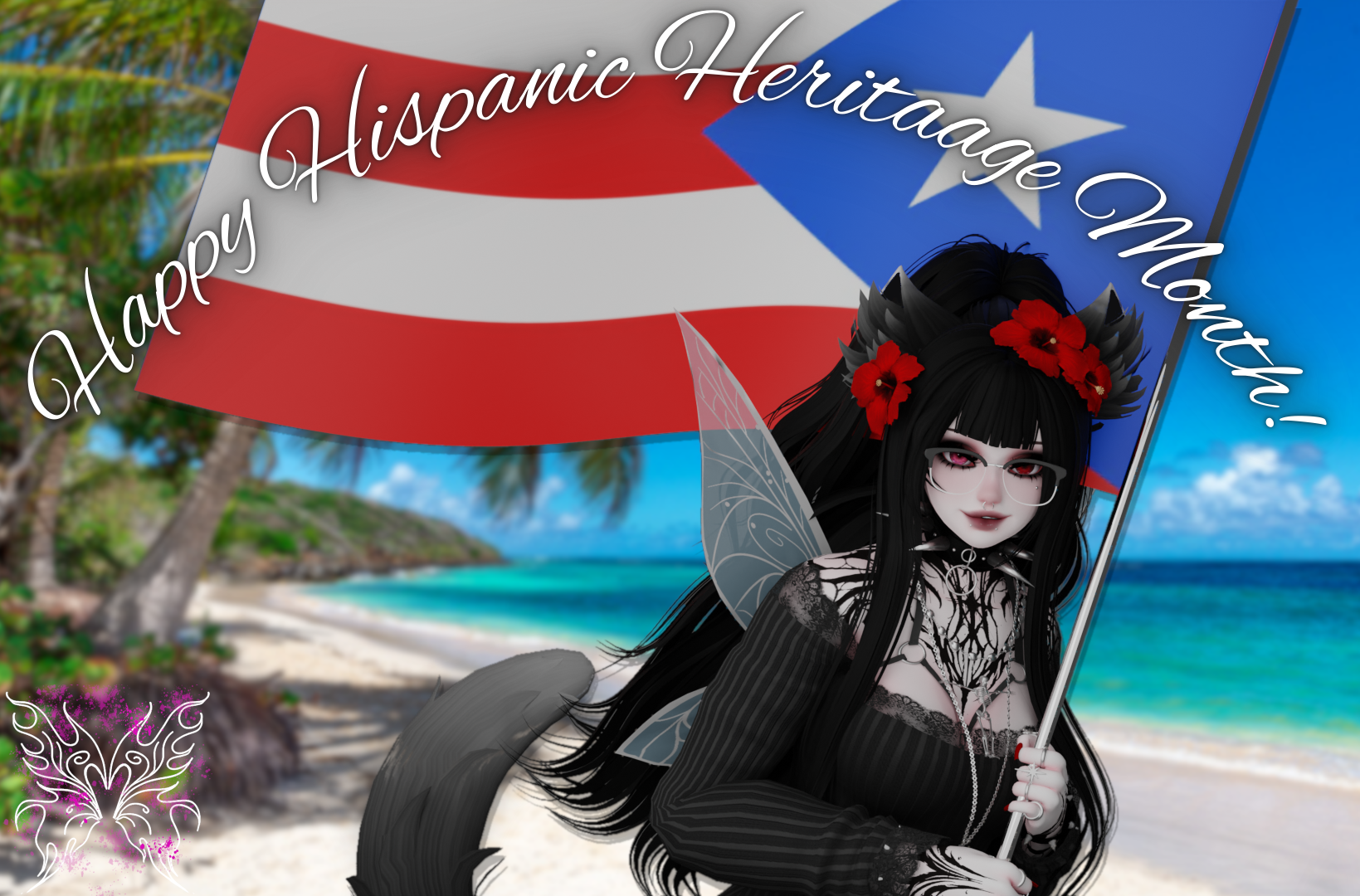 Hispanic Heritage Flag! - FUNDRAISER/FREE IN SERVER - Payhip