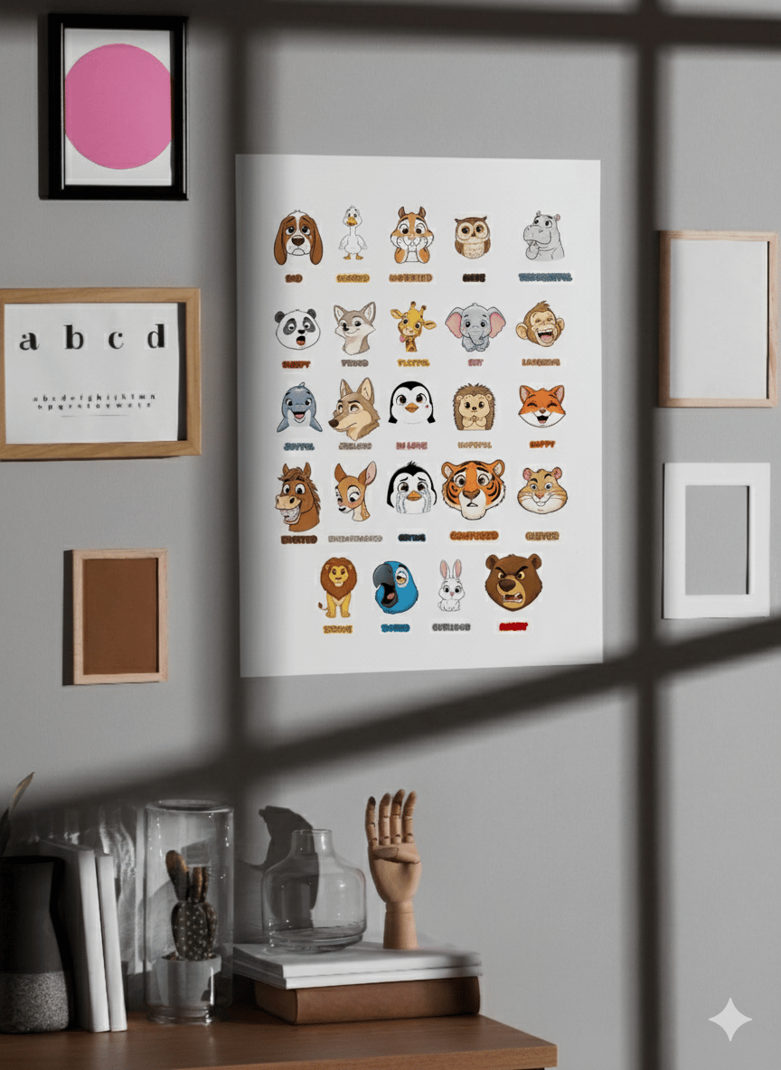 Emotion Posters Bilingual Classroom A2 11x17 SEL Display - Payhip
